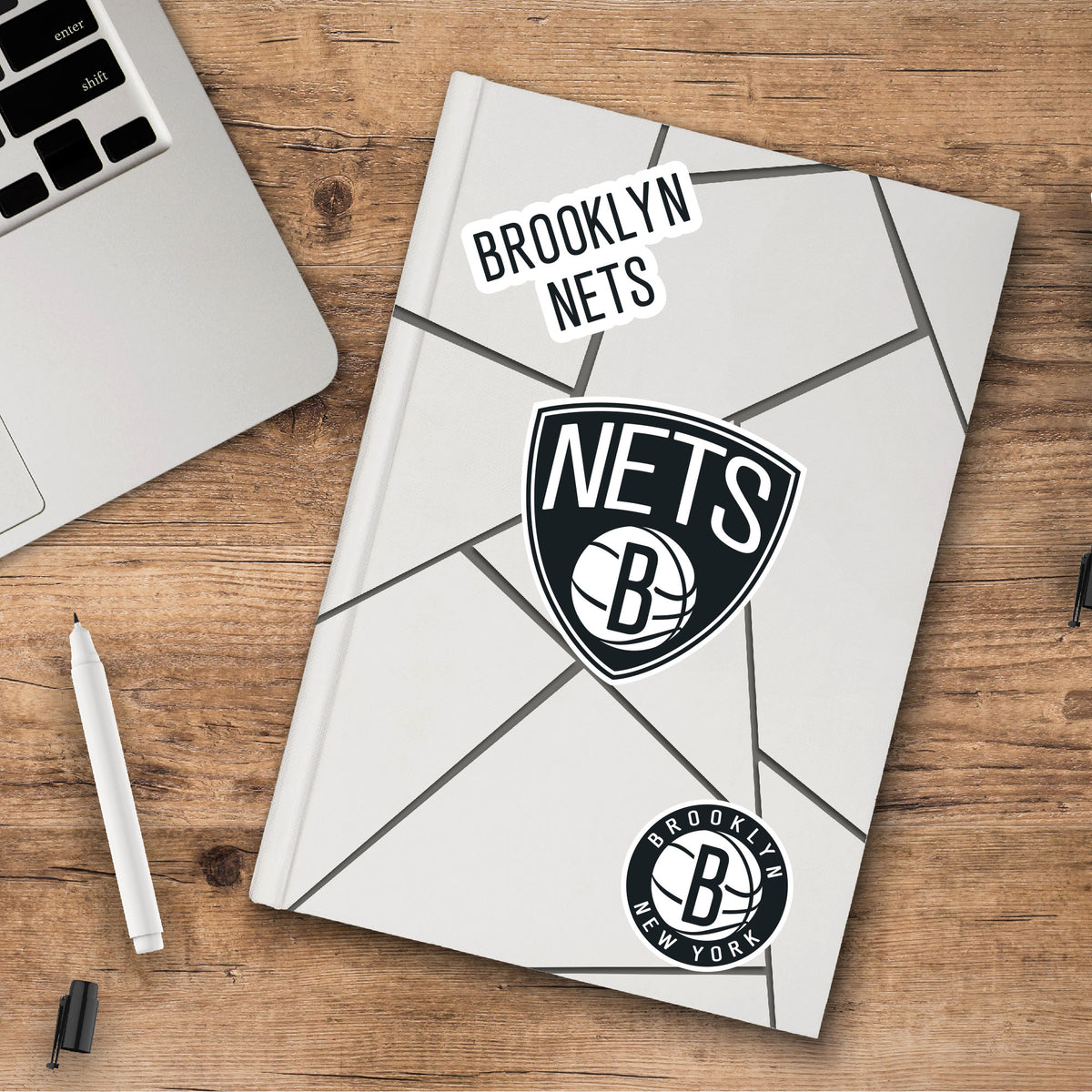 Fanmats Brooklyn Nets 3 Piece Decal Sticker Set – League Outfitters