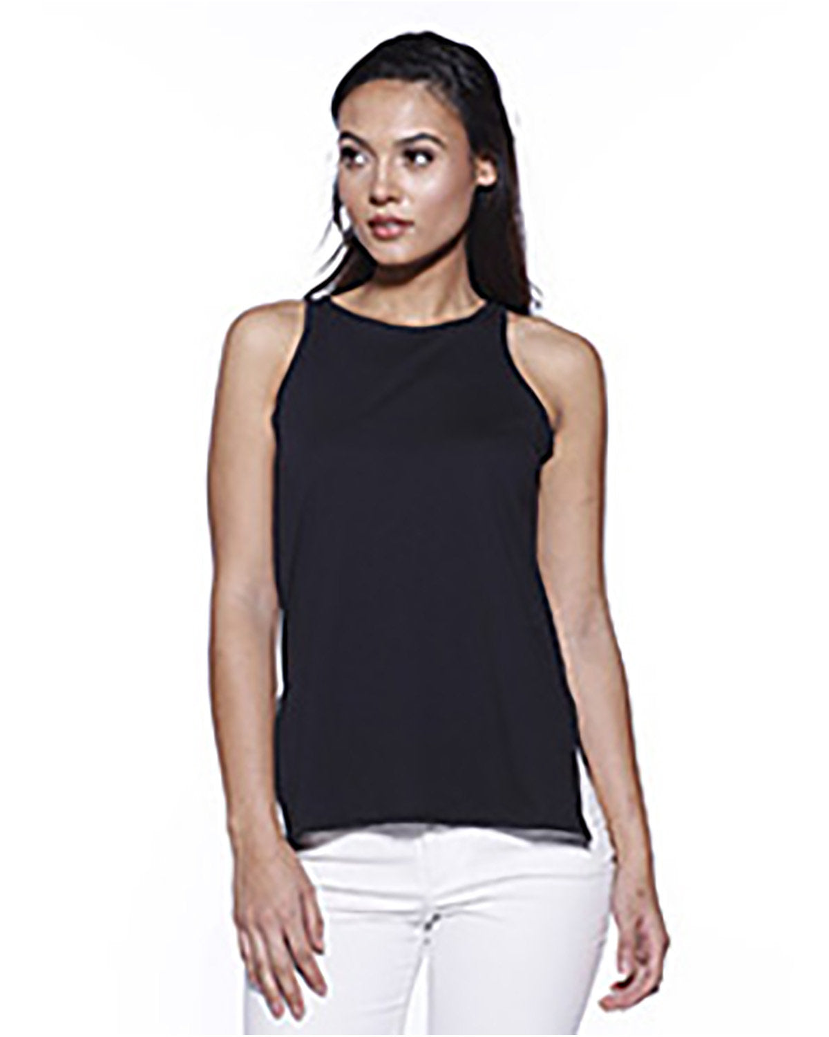 StarTee Ladies' CVC Side Slit Tank – League Outfitters