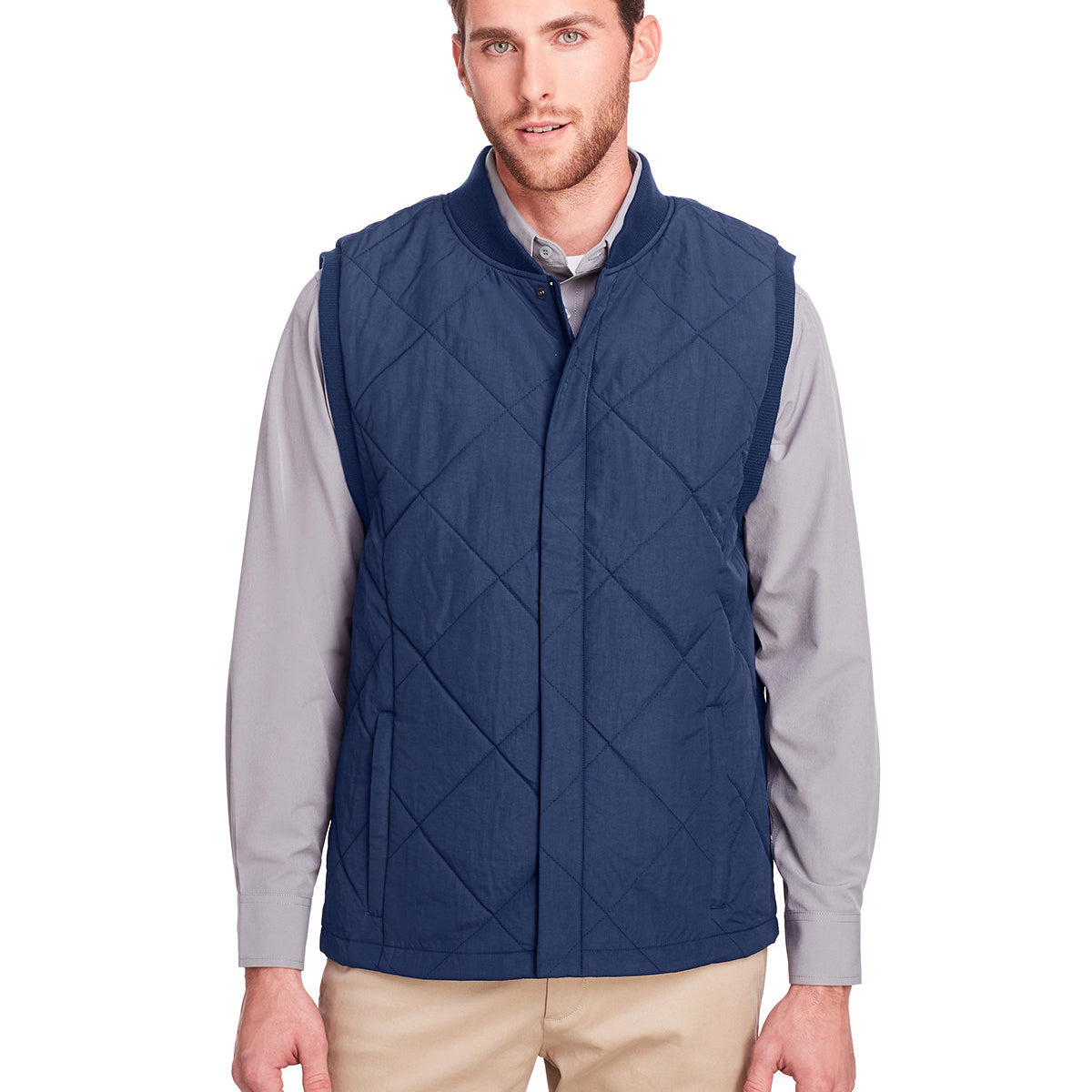 UltraClub Men's Dawson Quilted Hacking Vest – League Outfitters
