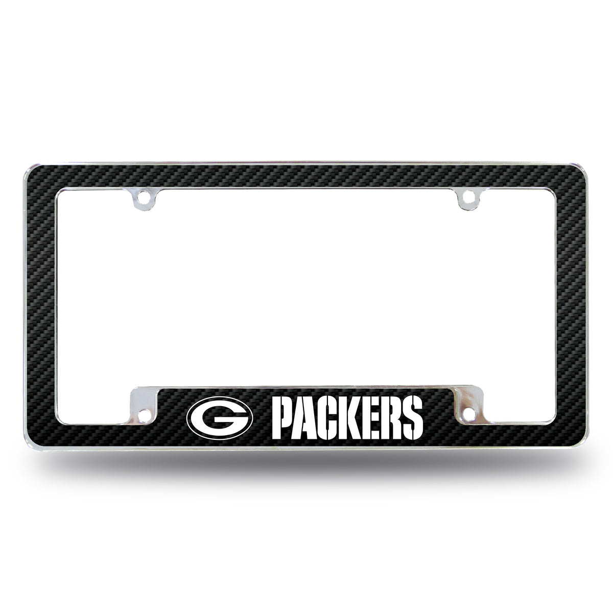 NFL Green Bay Packers All Over Chrome License Plate Frame – League ...