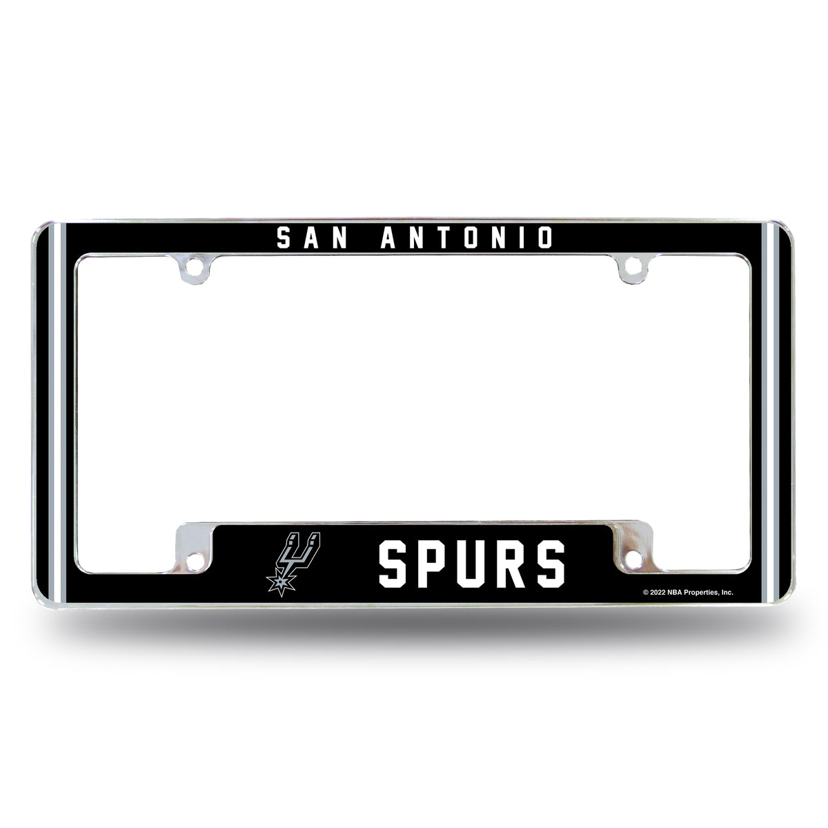 NBA San Antonio Spurs All Over Chrome License Plate Frame – League ...