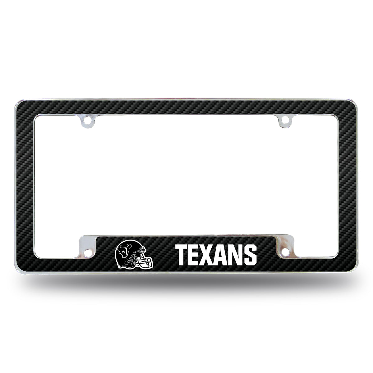 NFL Houston Texans All Over Chrome License Plate Frame – League Outfitters