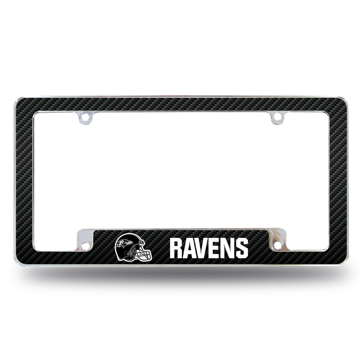 NFL Baltimore Ravens All Over Chrome License Plate Frame – League ...