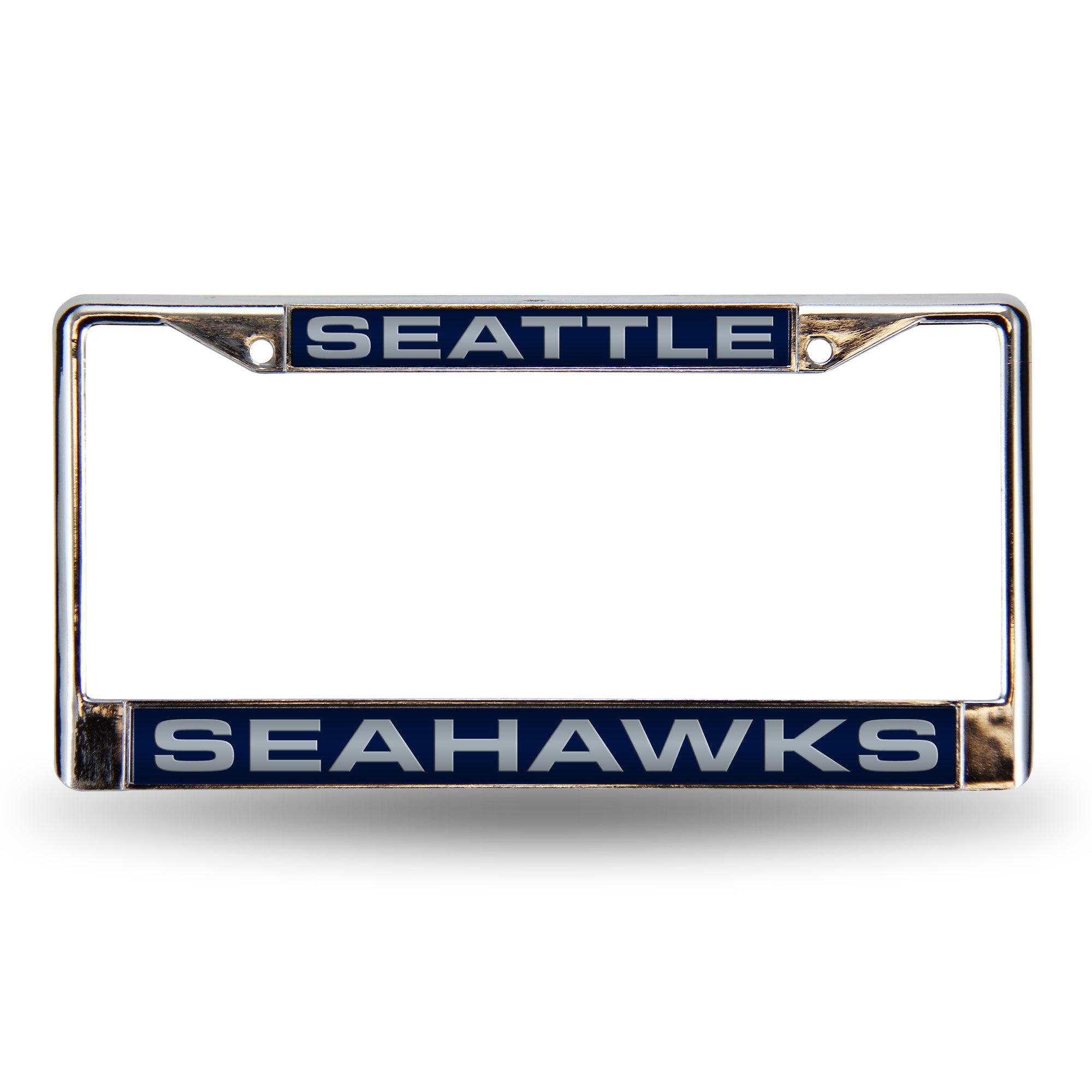 NFL Seattle Seahawks Laser Cut Chrome License Plate Frame – League ...