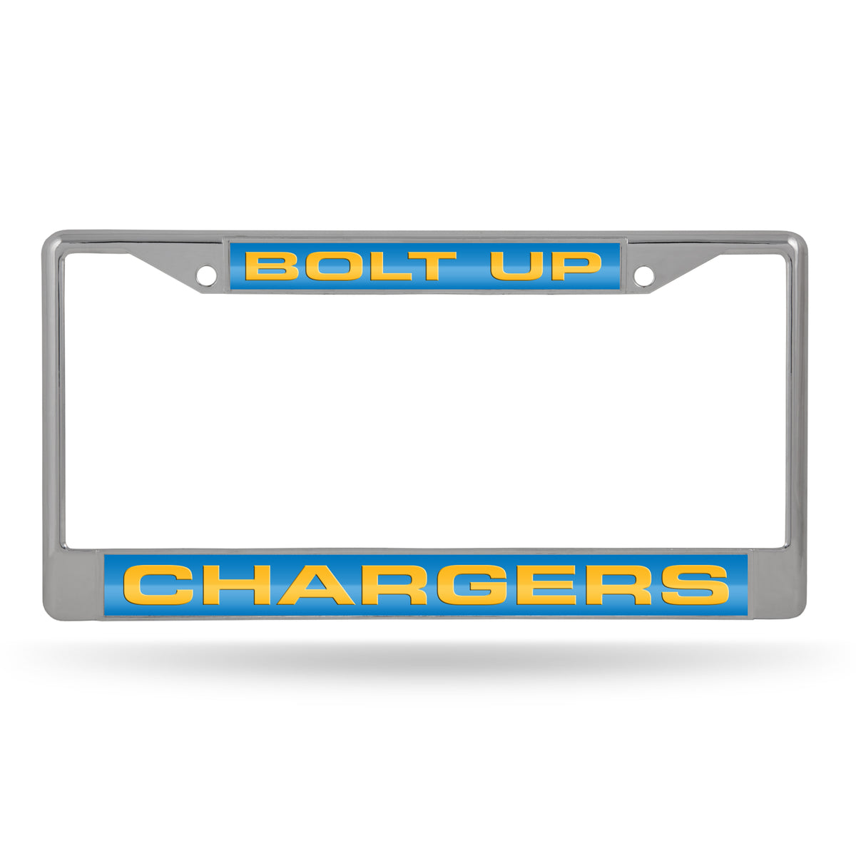 NFL Los Angeles Chargers Laser Cut Chrome License Plate Frame – League ...