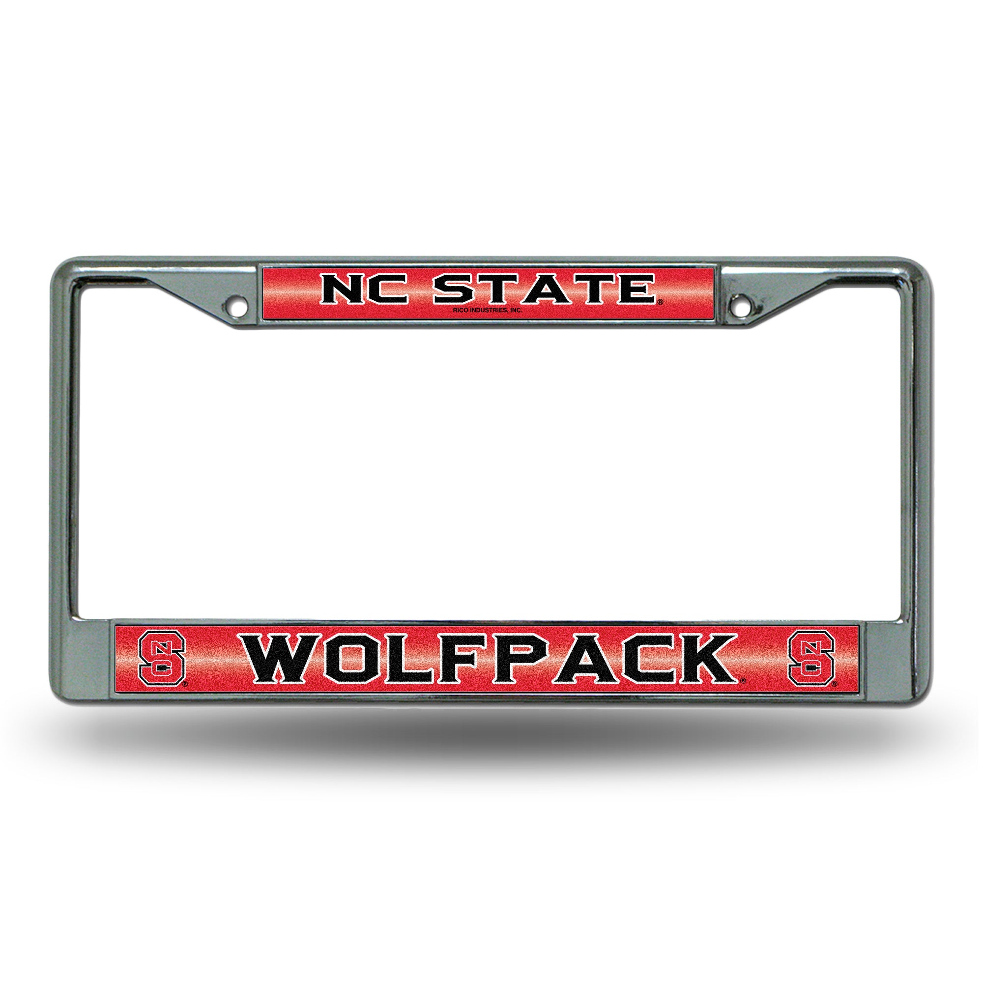 NCAA North Carolina State Wolfpack Chrome Glitter License Plate Frame ...