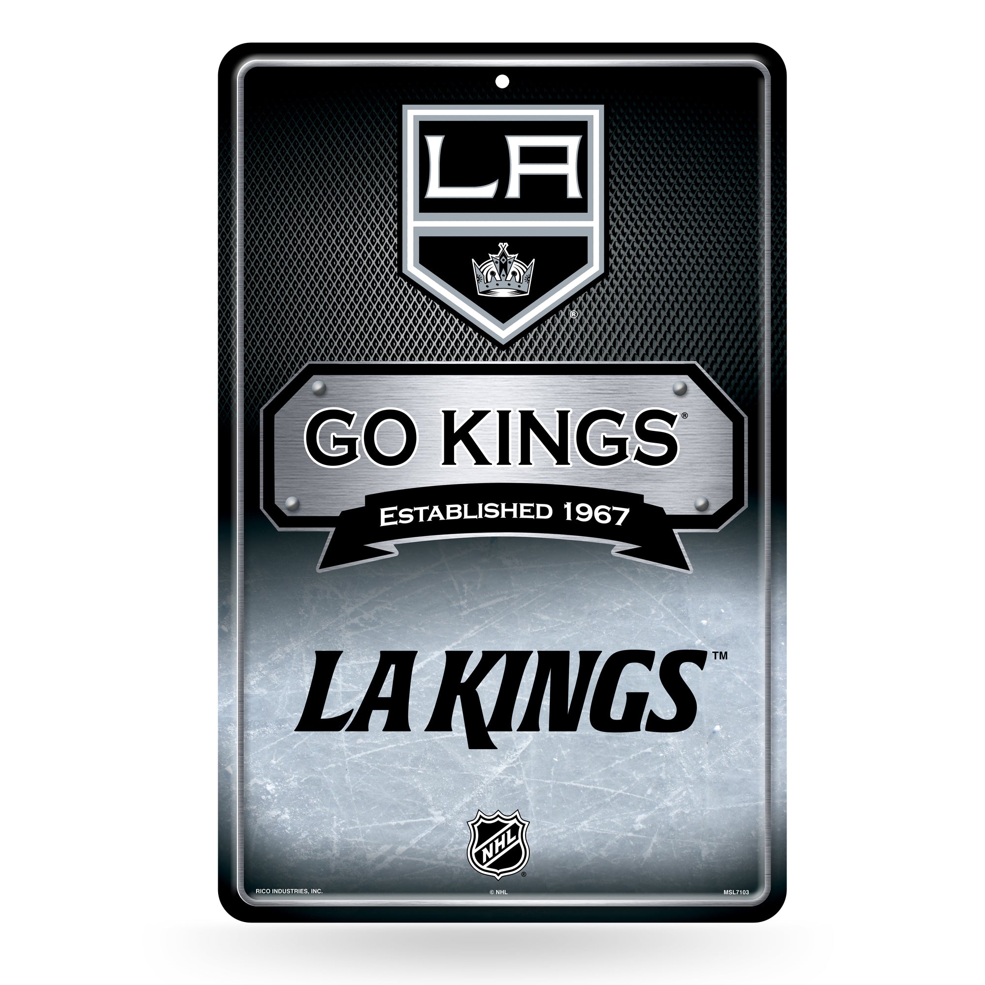 NHL Los Angeles Kings Large Metal Sign – League Outfitters