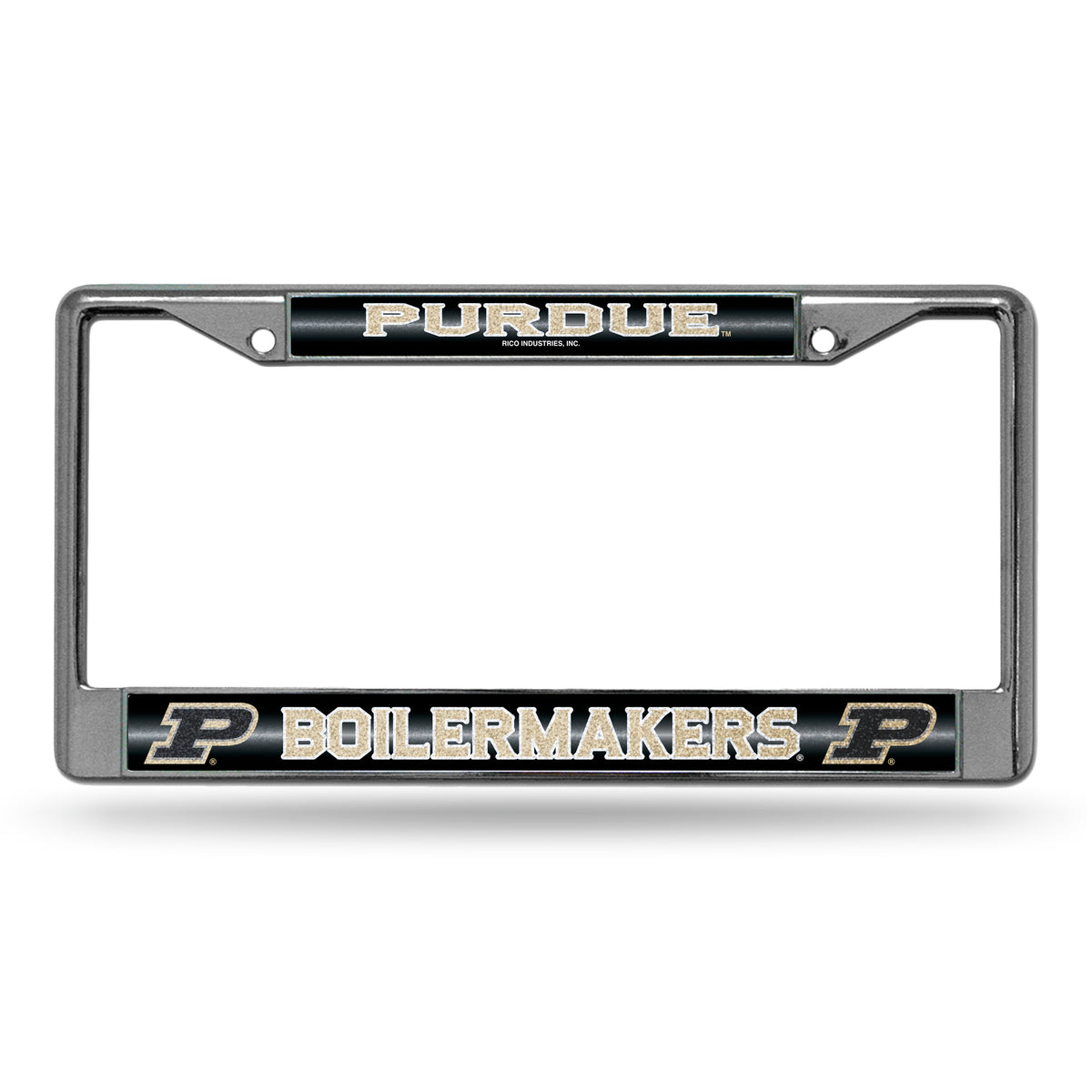 NCAA Purdue Boilermakers Chrome Glitter License Plate Frame – League ...