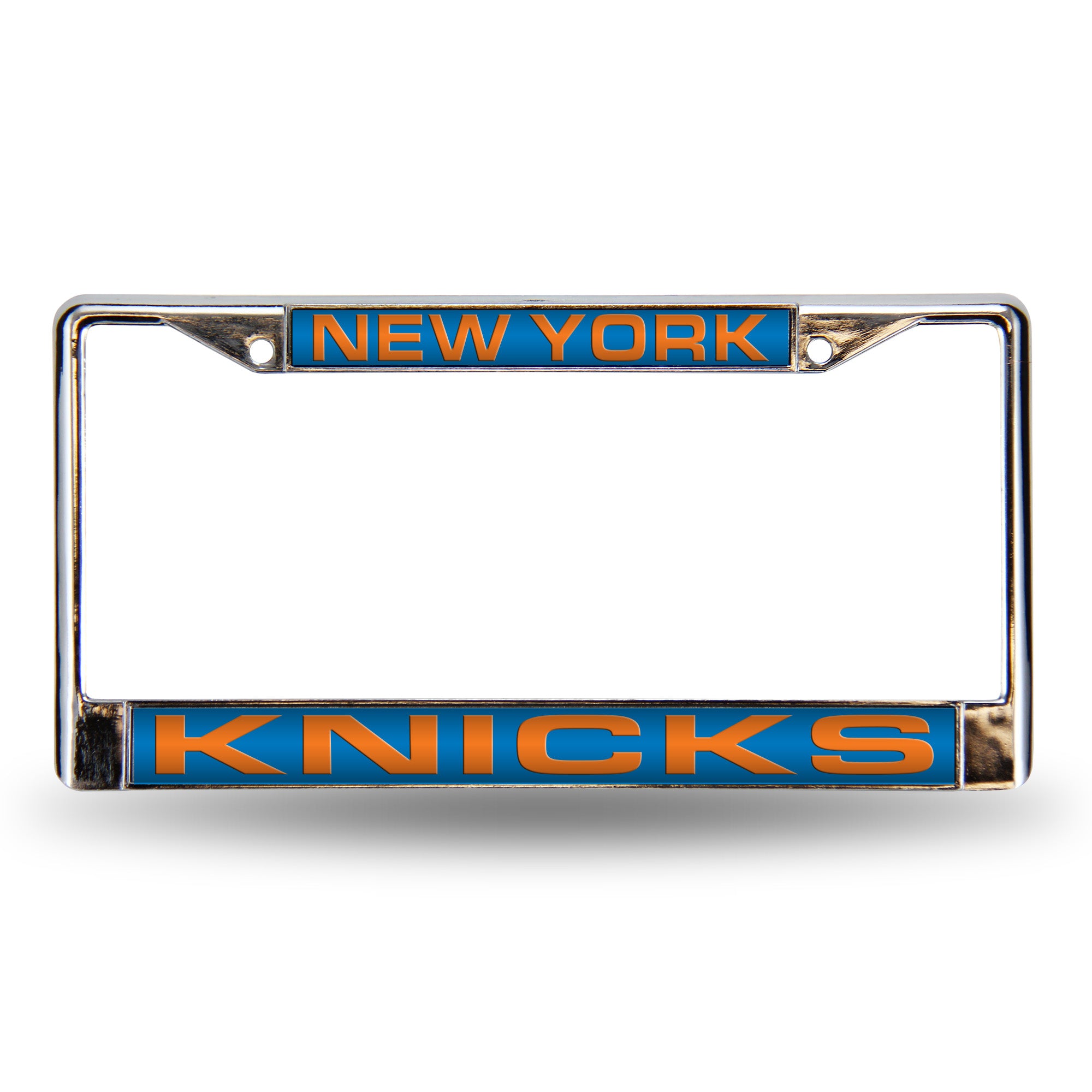 NBA New York Knicks Laser Cut Chrome License Plate Frame – League ...