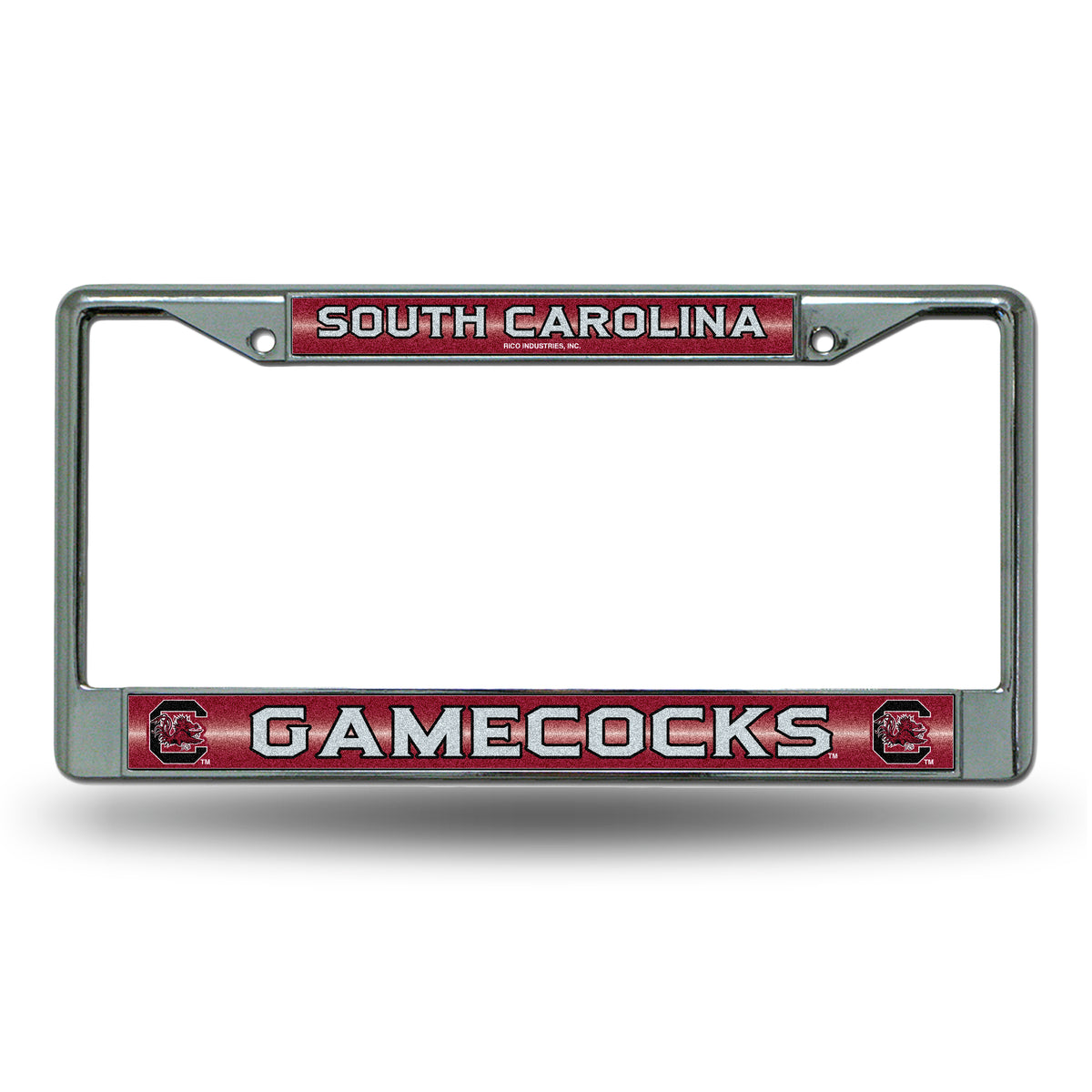 NCAA South Carolina Gamecocks Chrome Glitter License Plate Frame ...