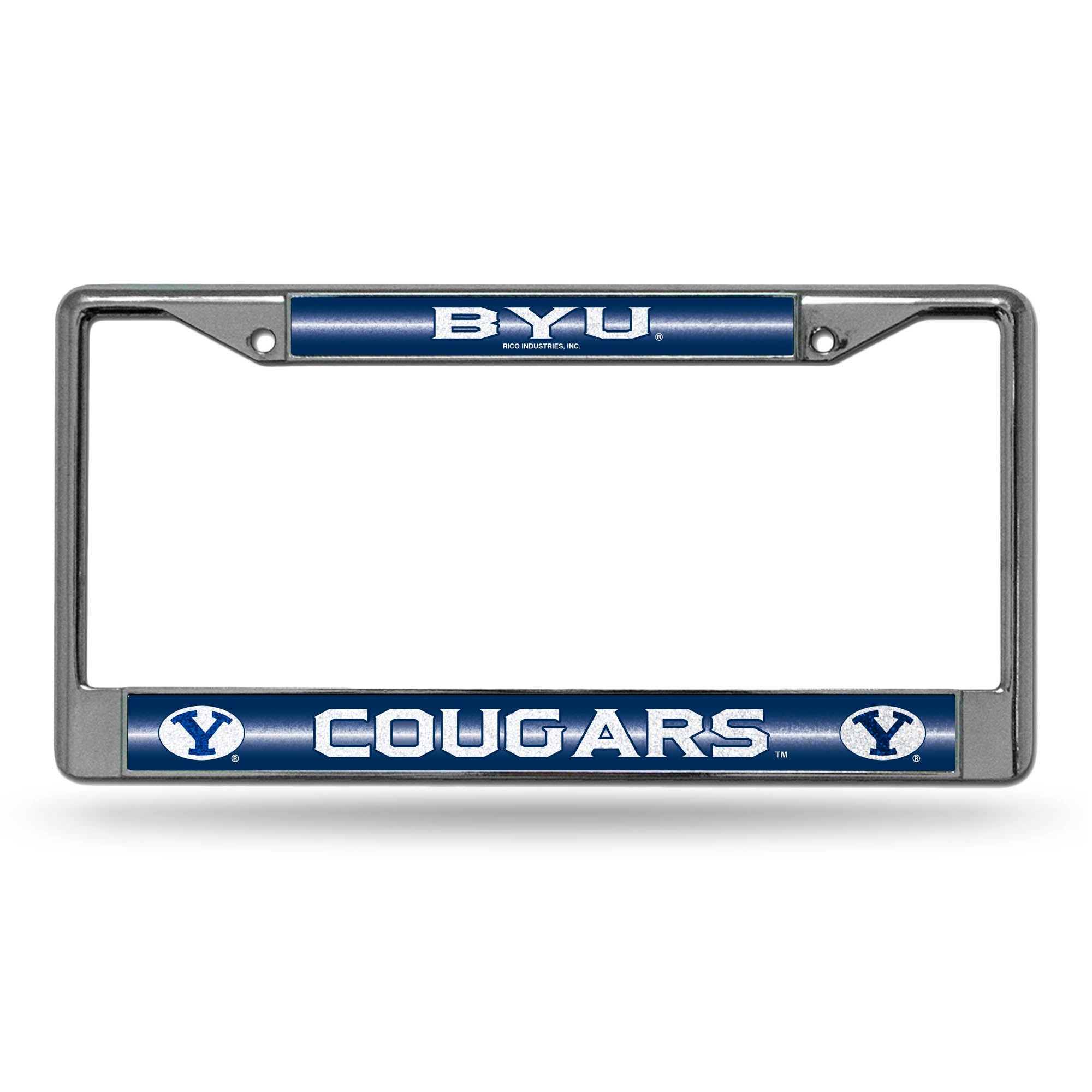 NCAA BYU Cougars Chrome Glitter License Plate Frame – League Outfitters