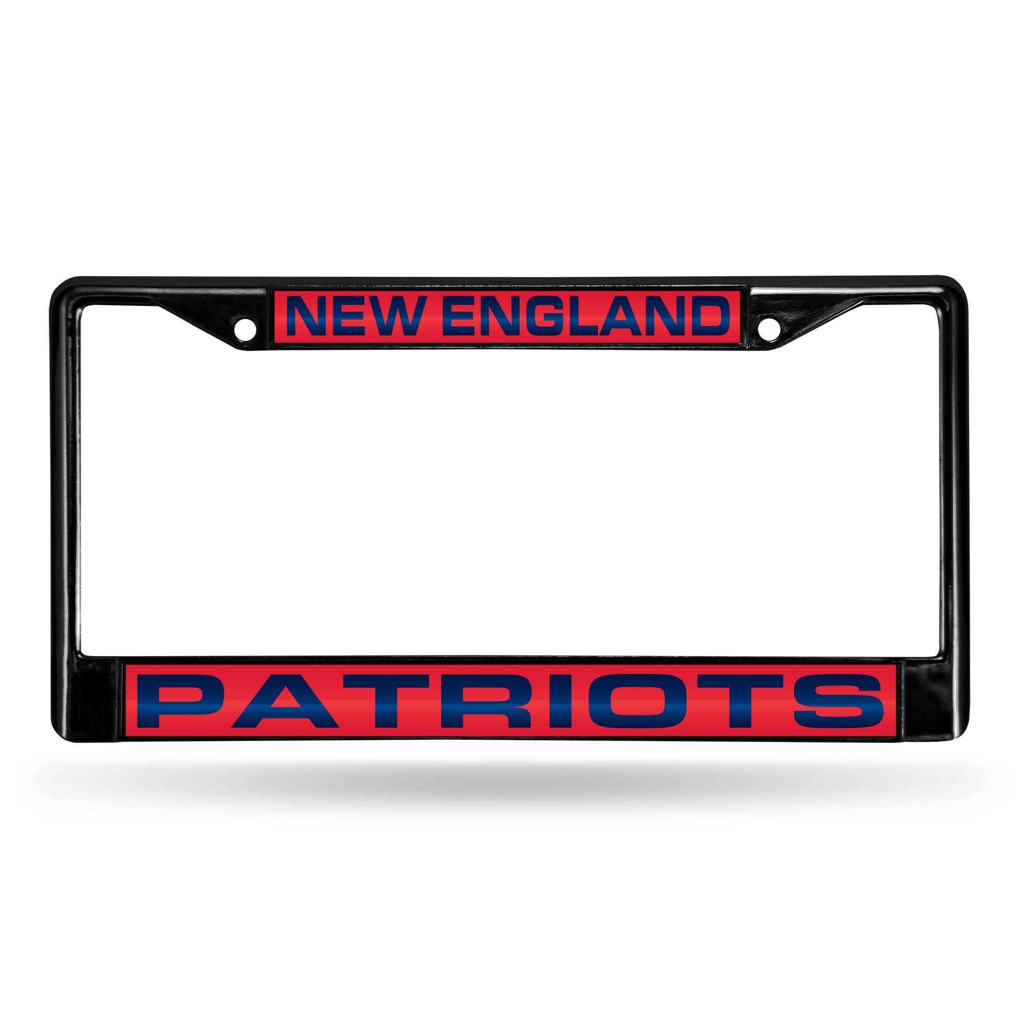 NFL New England Patriots Laser Cut Chrome License Plate Frame – League ...