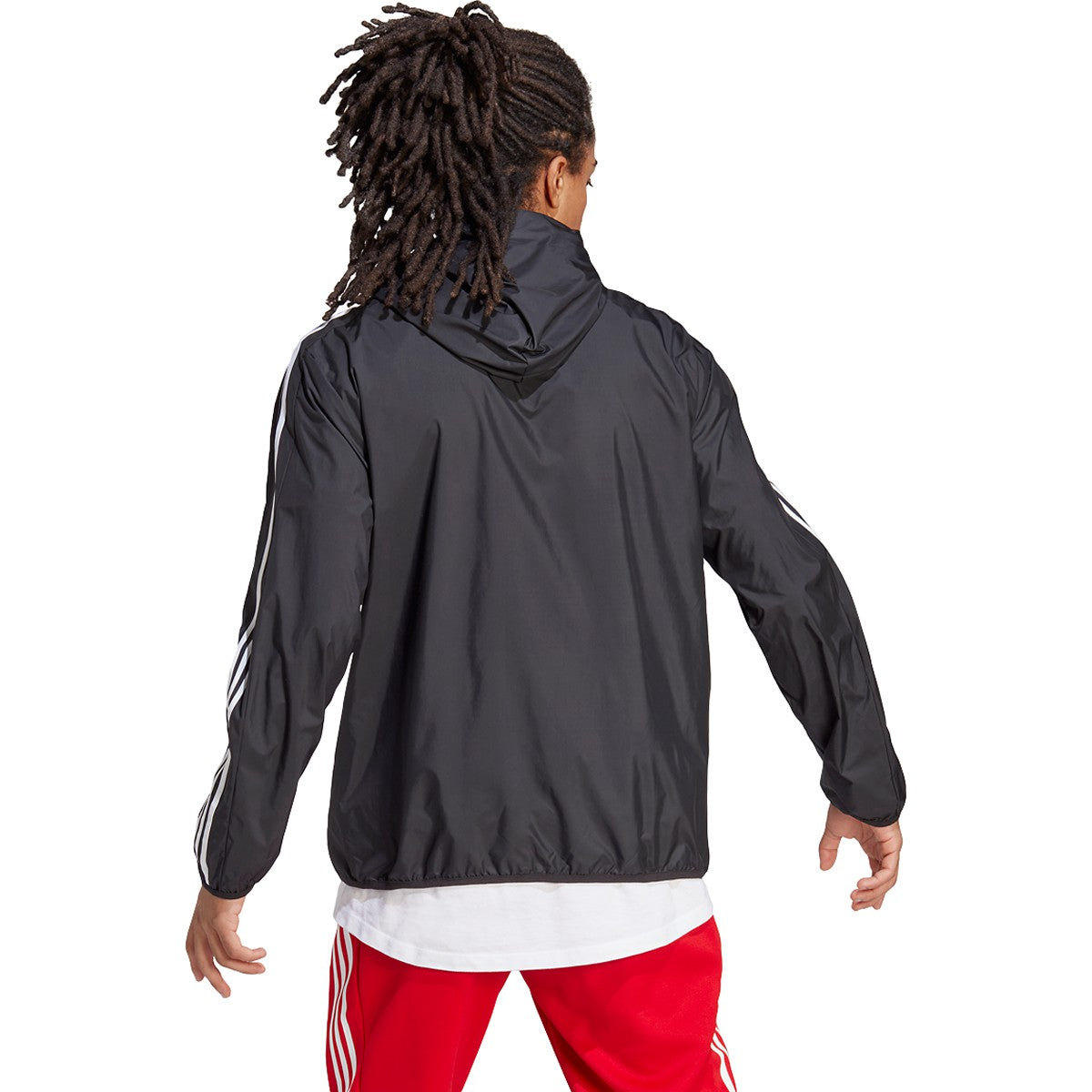 adidas Men's Essentials Woven 3-Stripes Windbreaker – League Outfitters
