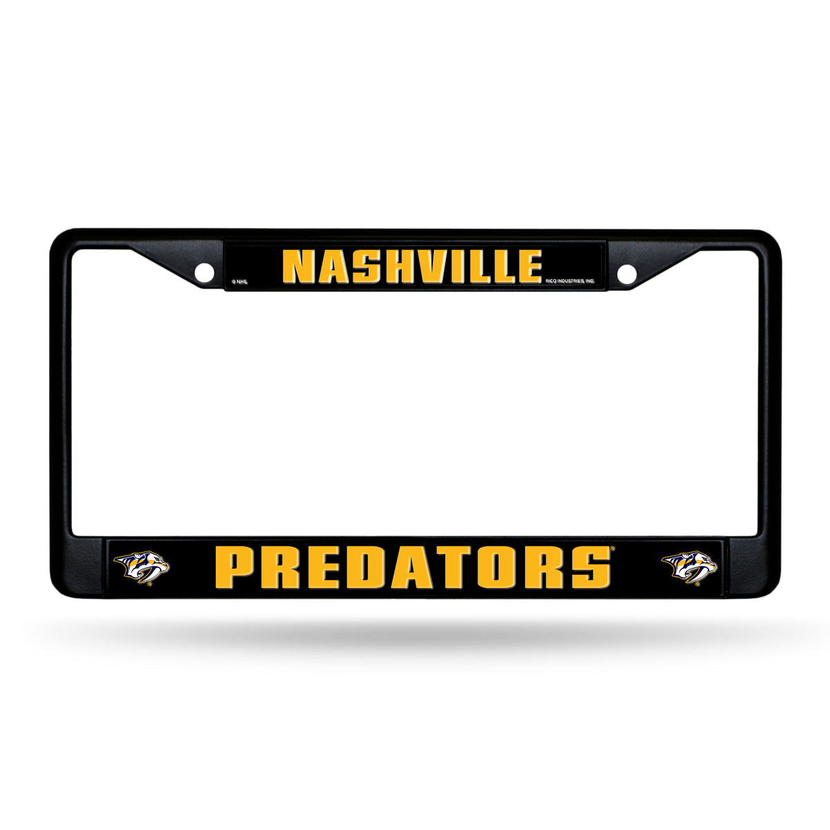 NHL Nashville Predators Black Chrome License Plate Frame – League ...