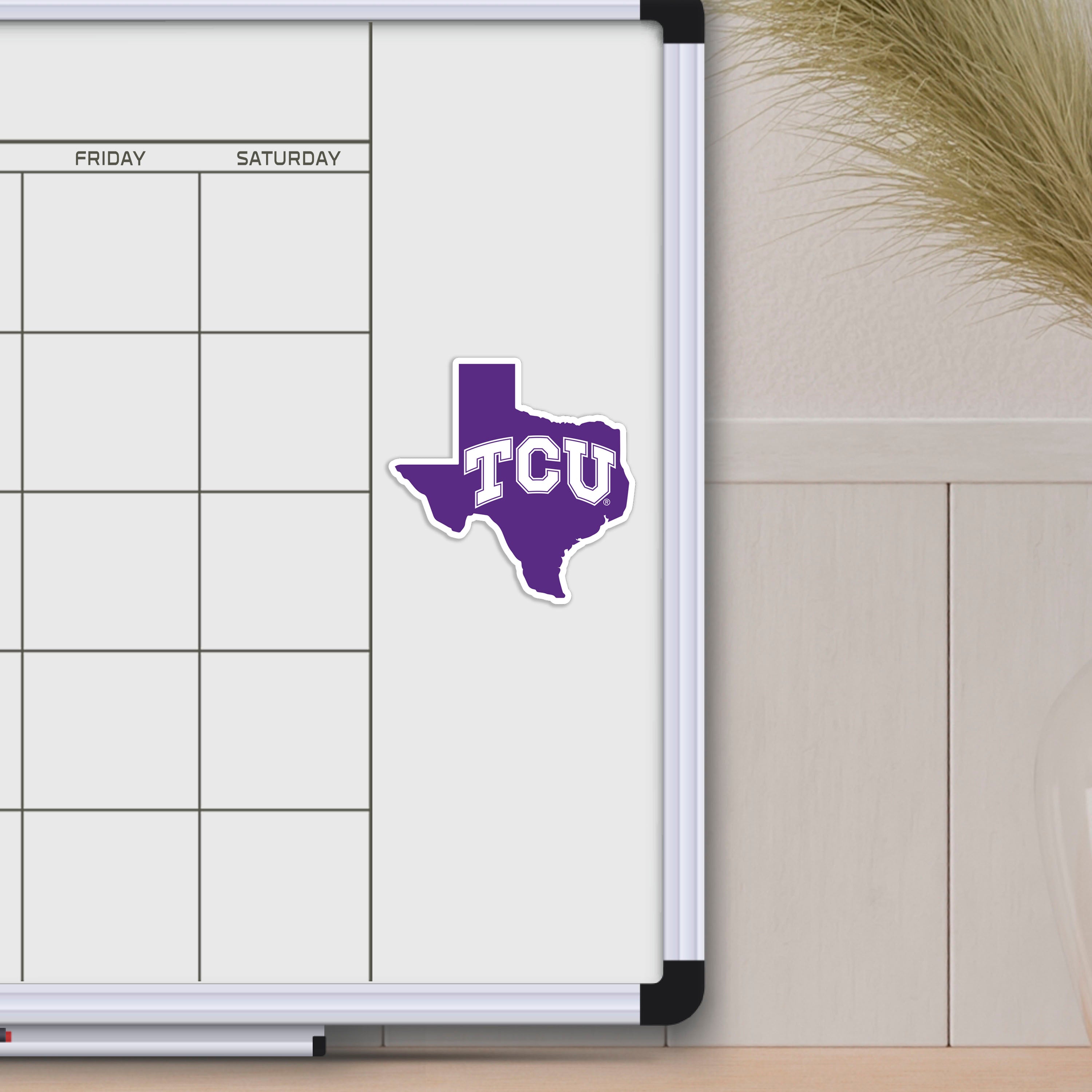 Fanmats TCU Horned Frogs Team State Shape Decal Sticker – League Outfitters