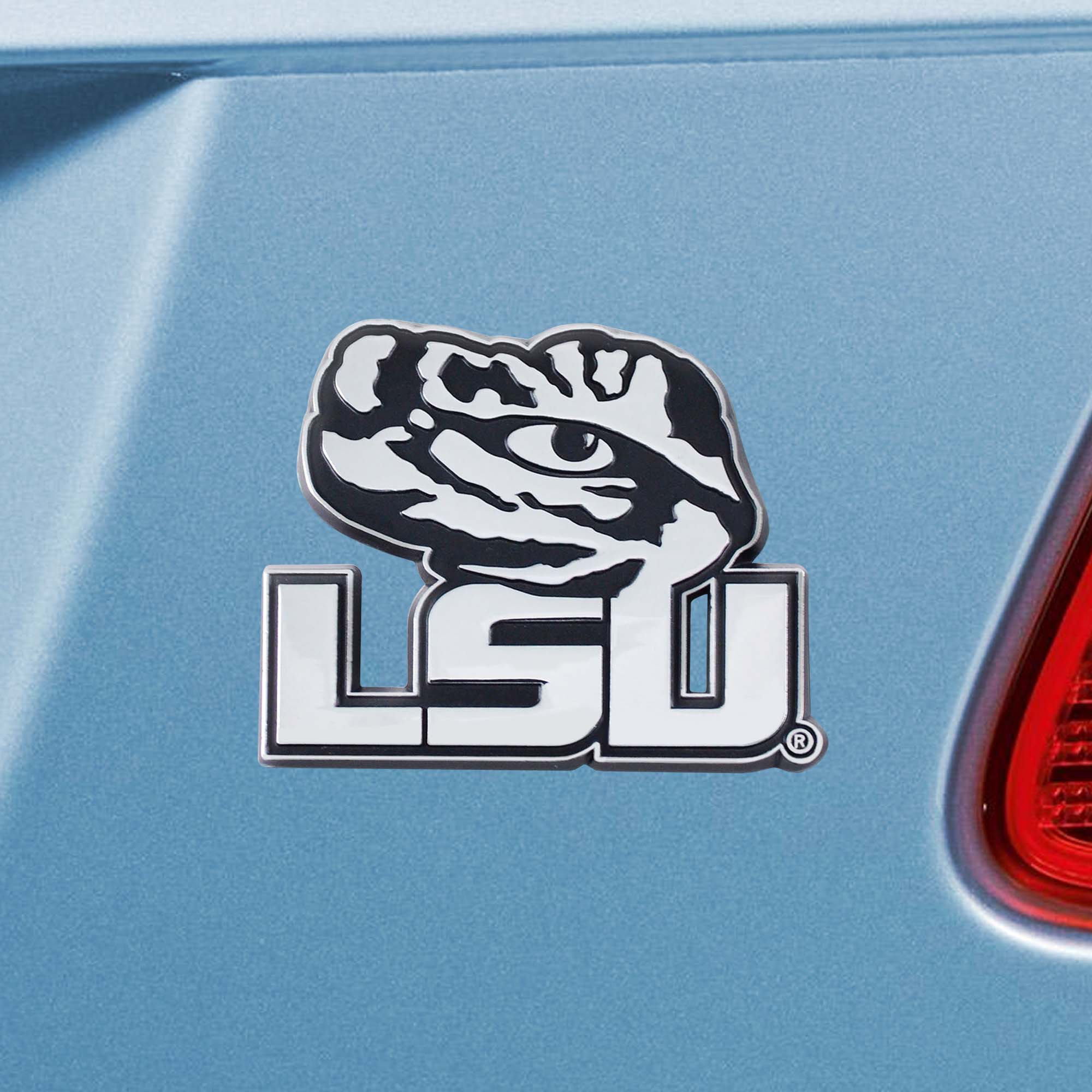 Fanmats LSU Tigers 3D Chrome Metal Emblem – League Outfitters
