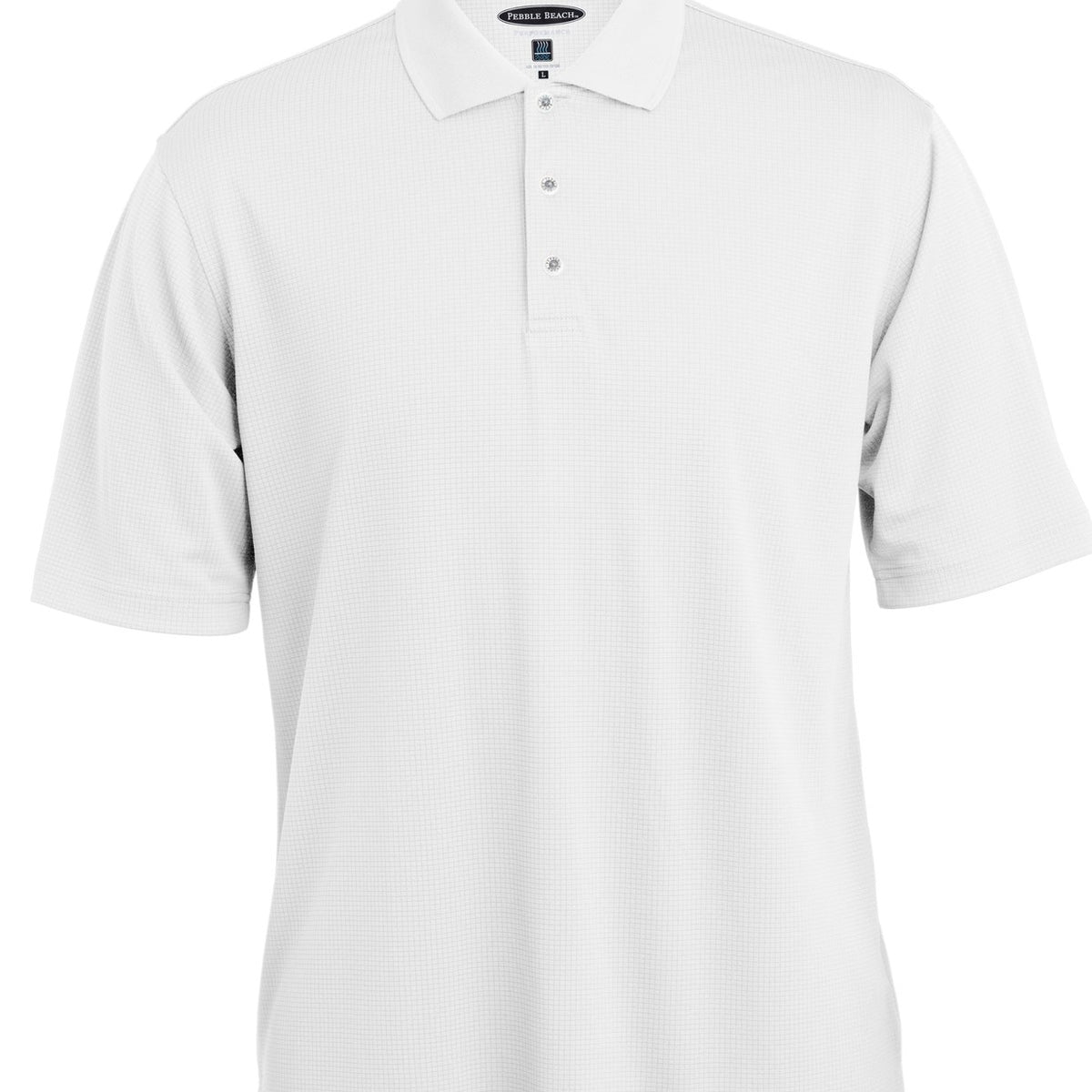 Pebble Beach Men's Grid Texture Polo – League Outfitters