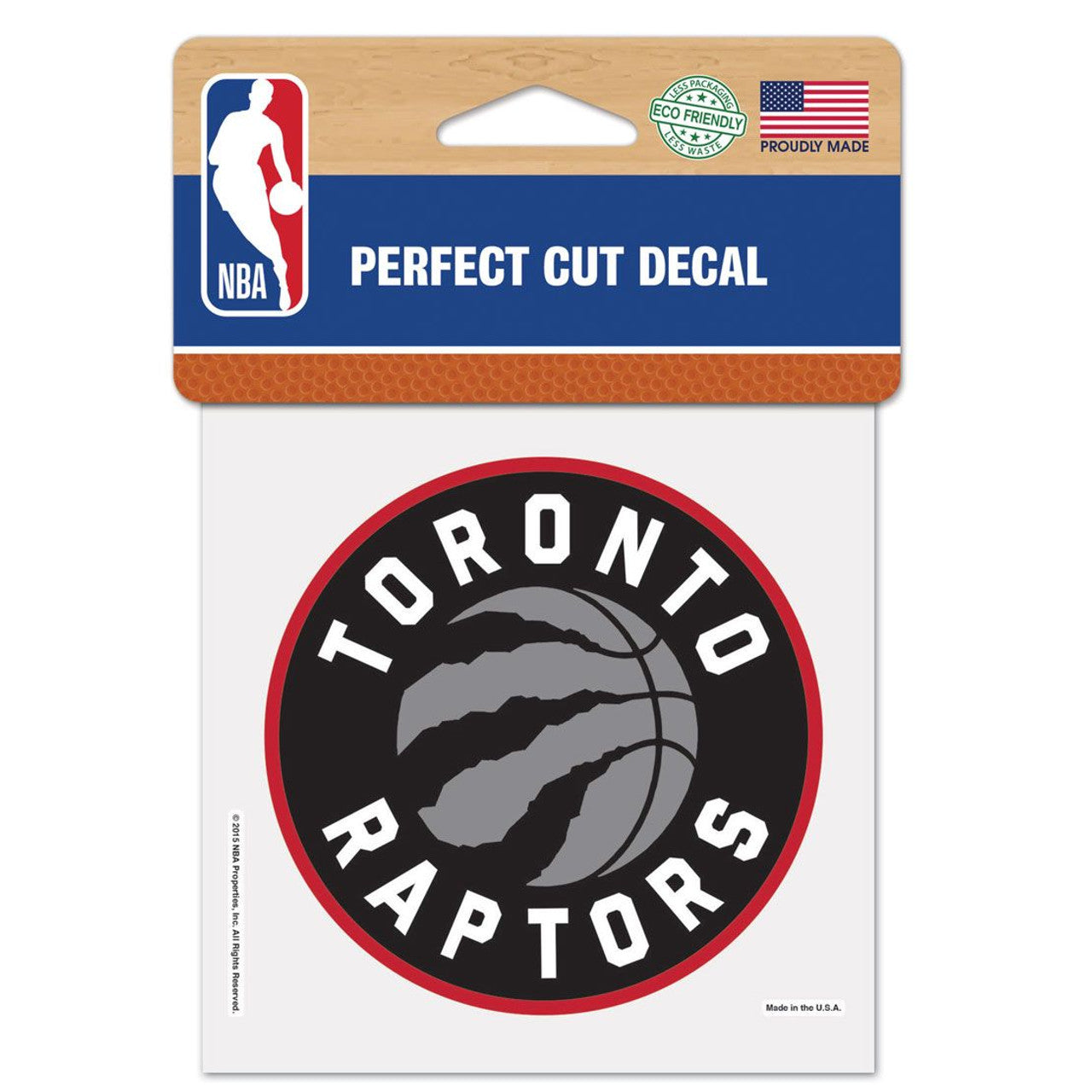 Wincraft Toronto Raptors Color Perfect Cut Decal 4x4 – League Outfitters
