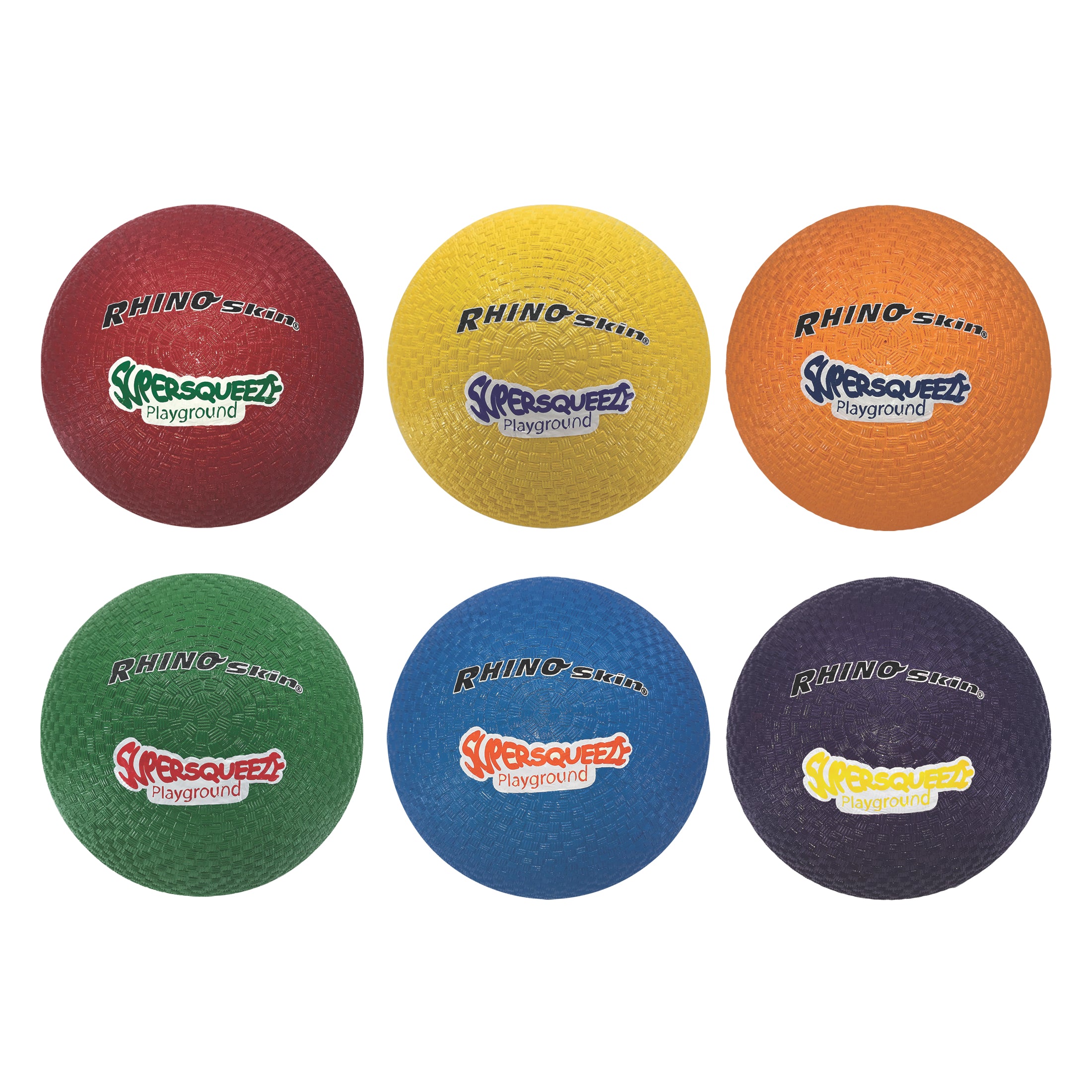 Champion Sports Rhino Skin® Super Squeeze Playground Ball Set – League ...