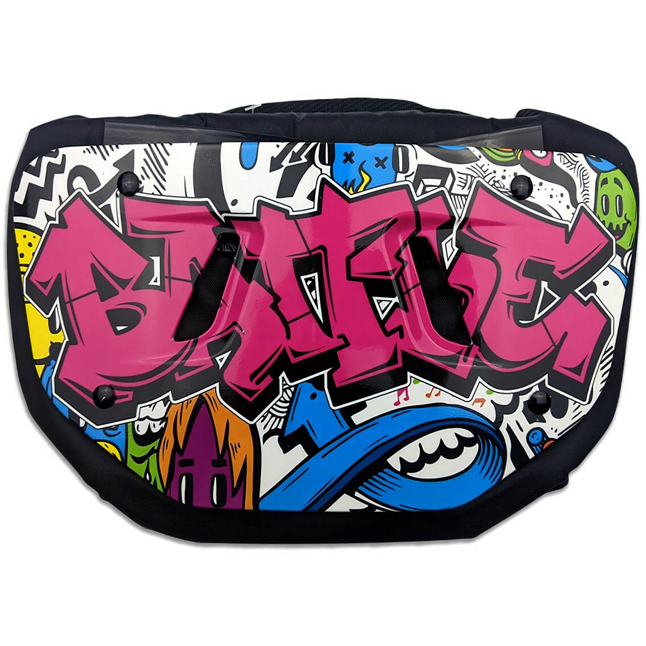 Battle Youth "Grafitti" Chrome Football Back Plate – League Outfitters
