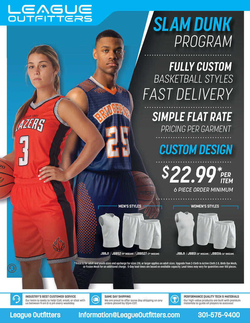 Slam Dunk II Basketball Uniform Package – League Outfitters